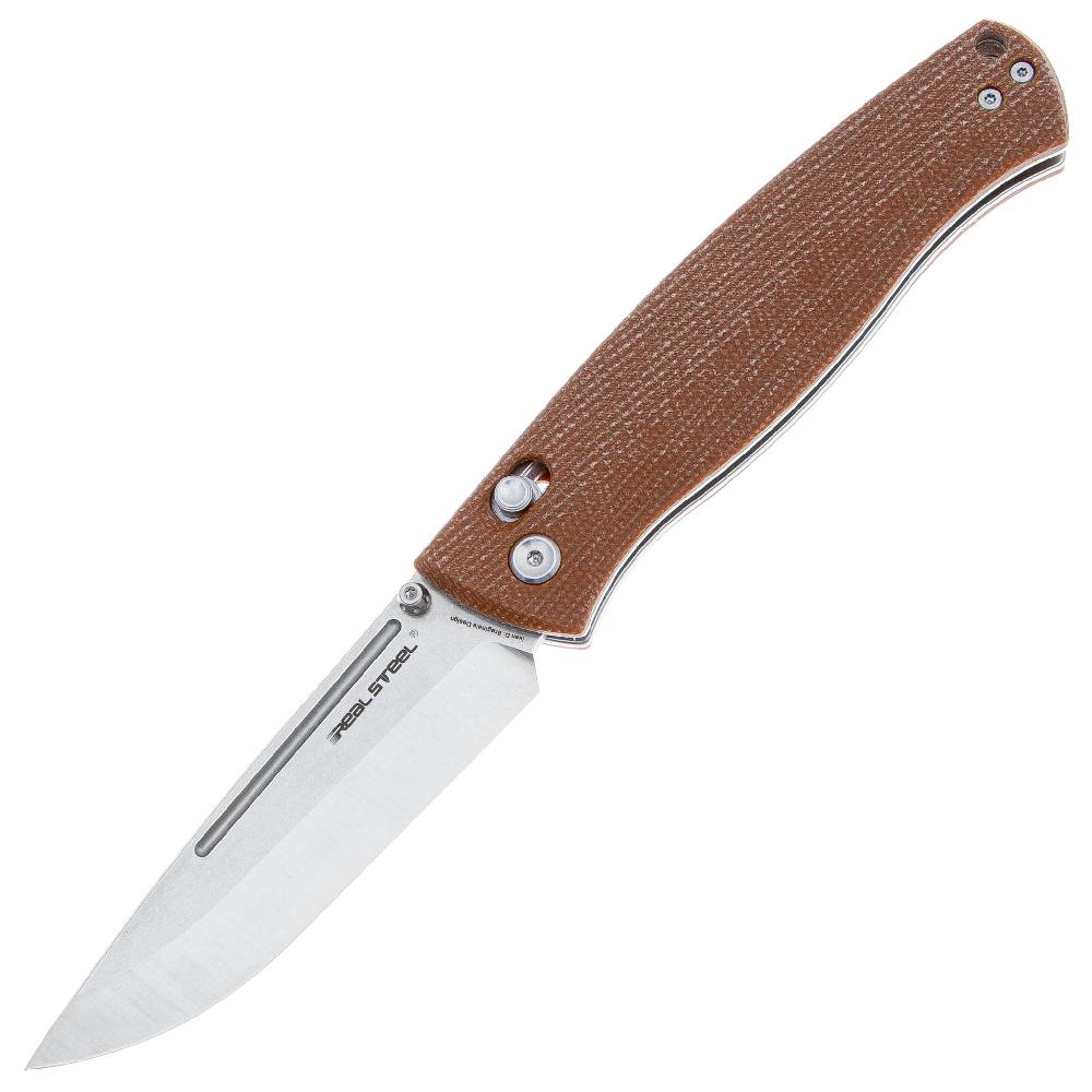 Нож Real Steel Pathfinder Folder,Brown Micarta купить | ножи на сайте VGROTE